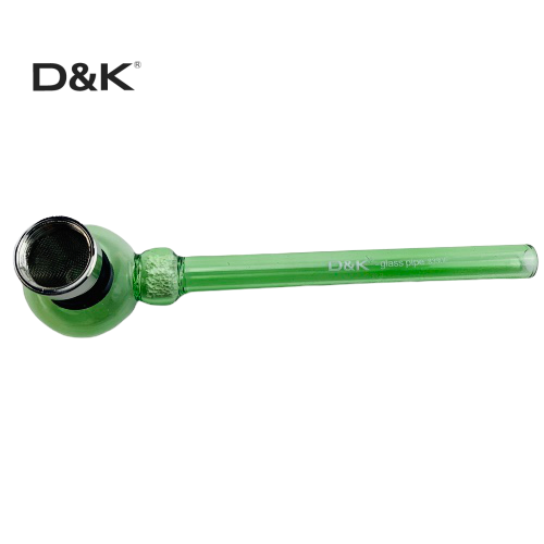 D&K 140mm candy color transparent glass pipe with filter stone – D&K ...